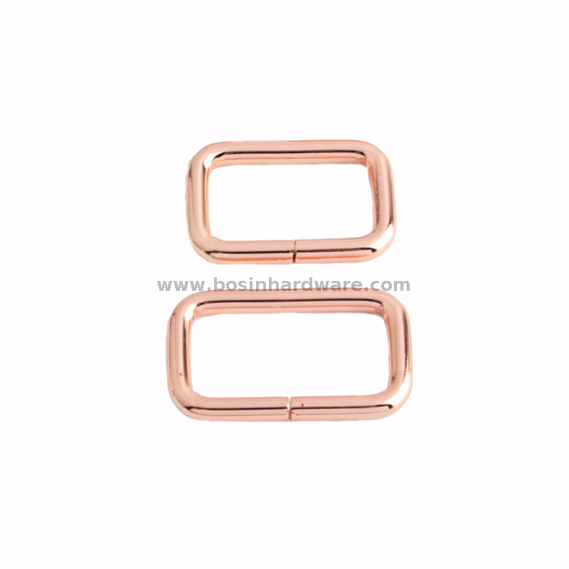 Rose Gold Metal Wire Formed Rectangle Ring Belt Loop - Buy Rose Gold ...